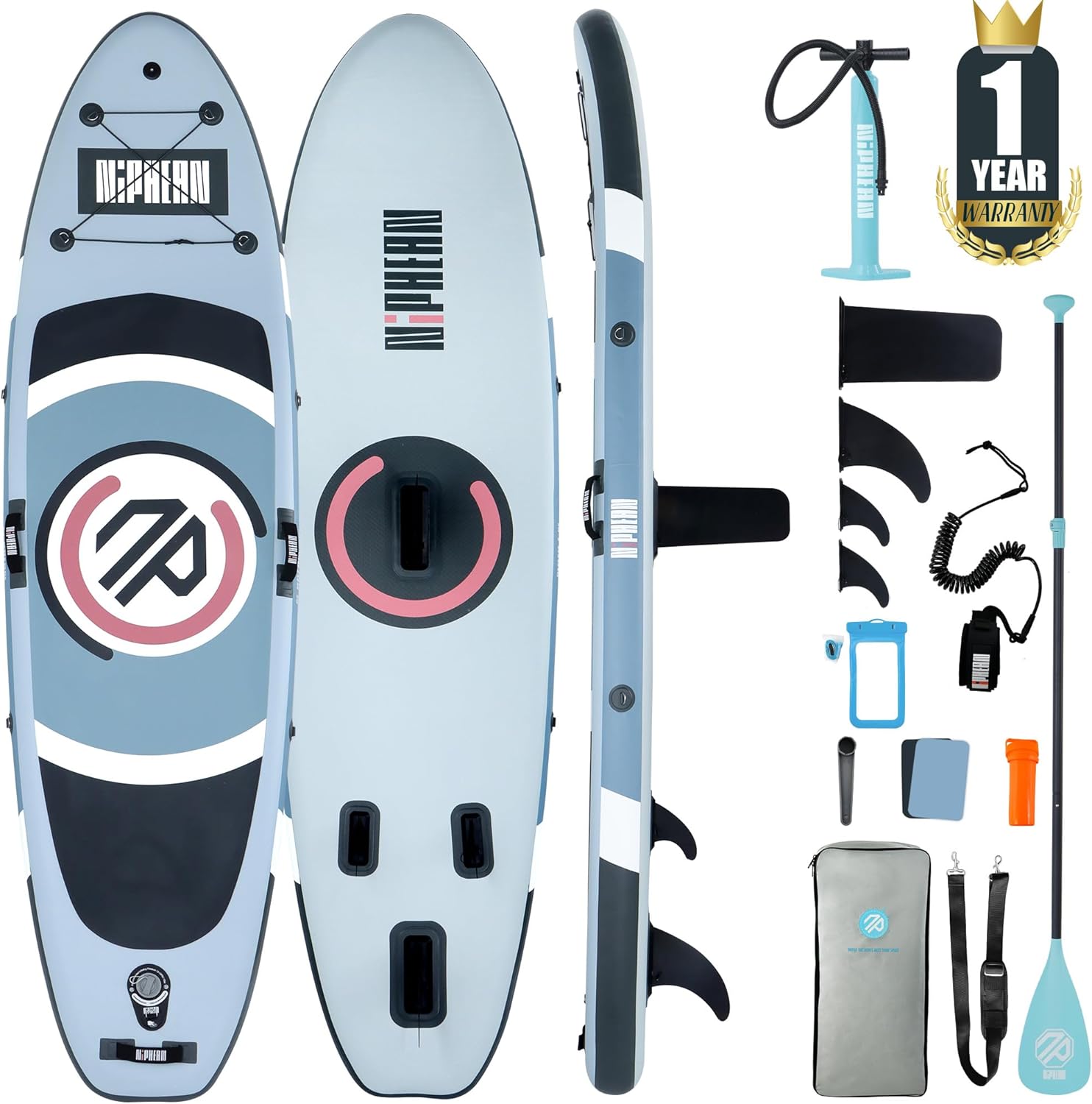 Recensione: Niphean Tavola SUP Gonfiabile Adulti, 305cm Stand Up Paddle ...